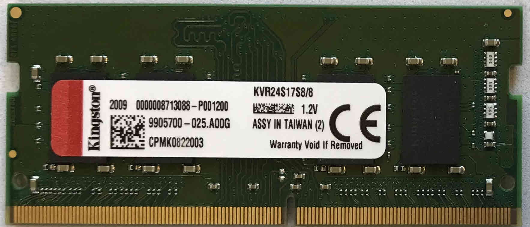 Kingston 8GB PC4-2400T