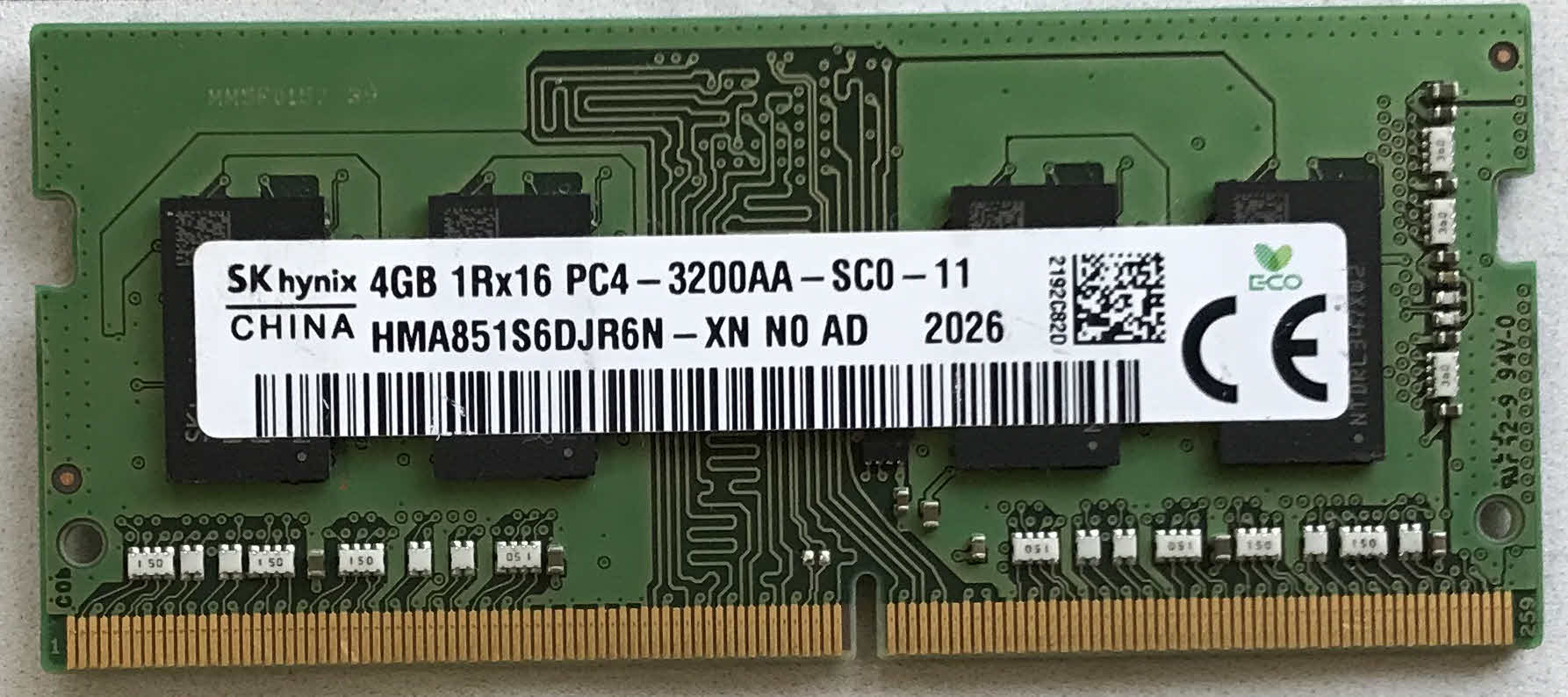 SKhynix 4GB PC4 3200AA SKhynix 4GB PC4 3200AA